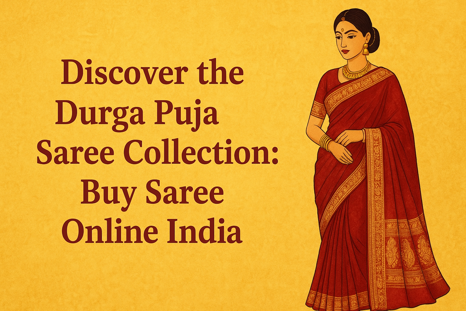Discover the Durga Puja Saree Collection: Buy Saree Online India ...