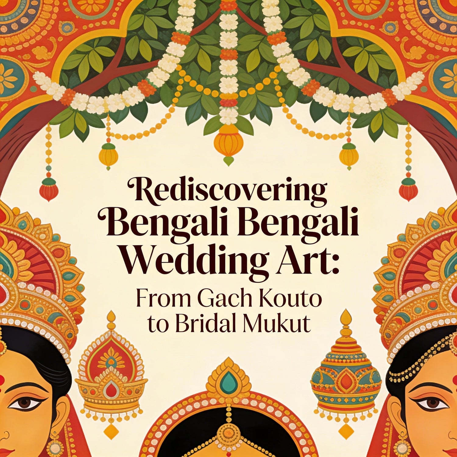 Rediscovering Bengali Wedding Art: From Gach Kouto to Bridal Mukut ...