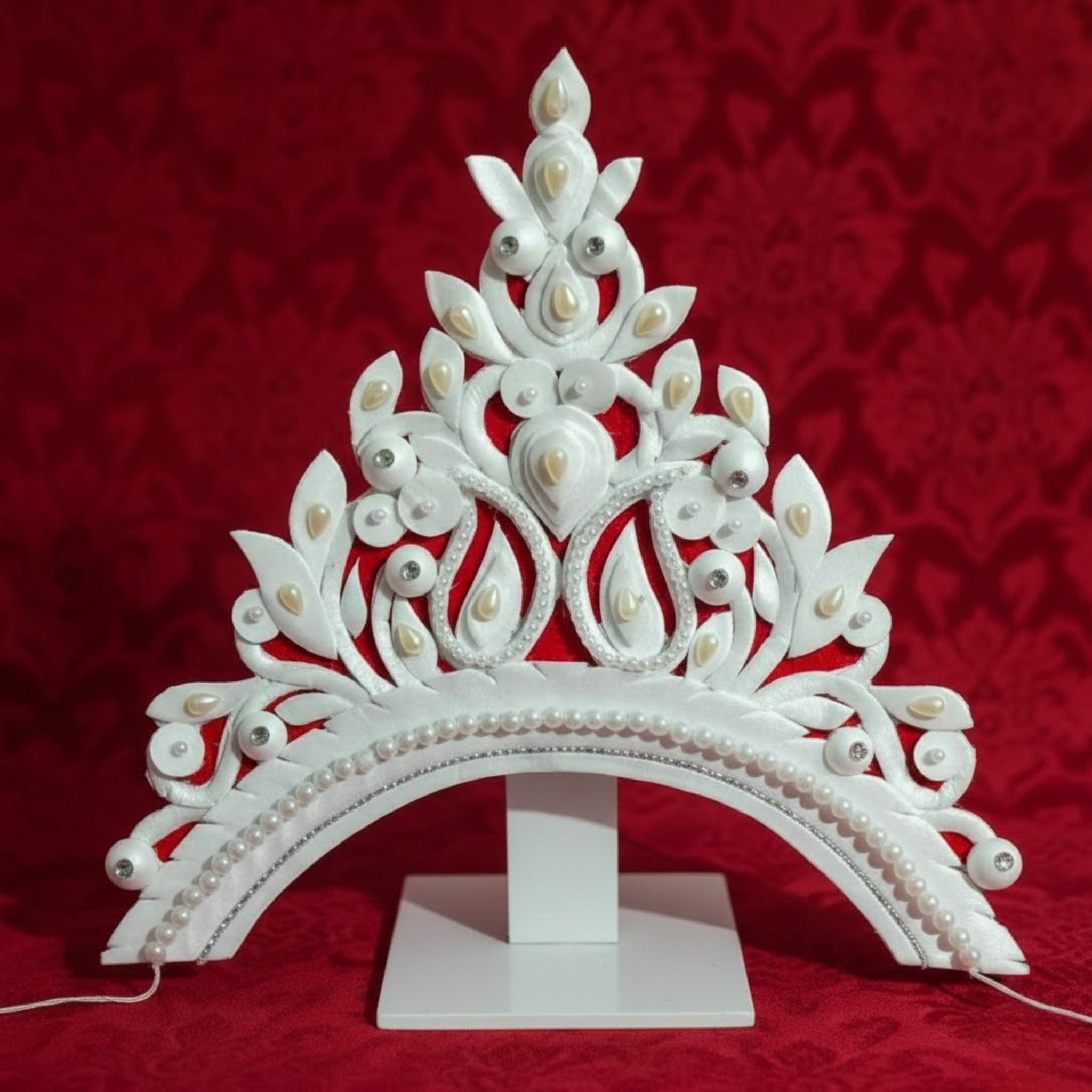 Diamond Touch Classic Bride Mukut For Weddings – Karukarjo